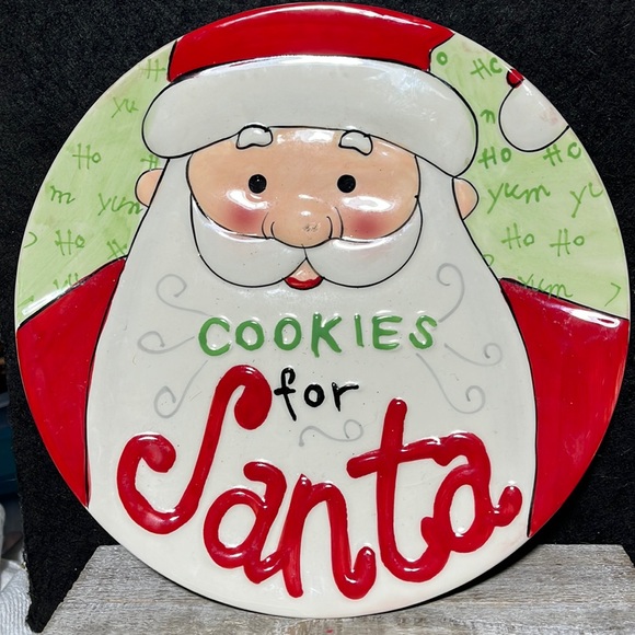 Cheryl’s | Dining | Ceramic Cheryls Cookies For Santa Claus Serving ...